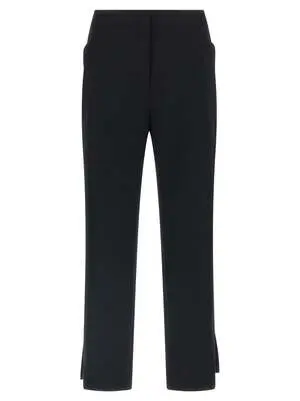 Dries Van Noten Posy Crêpe Pants - Black