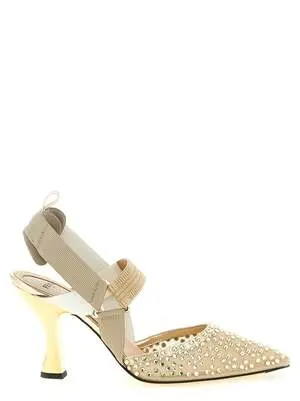 Fendi Colibrì Slingback - Cream