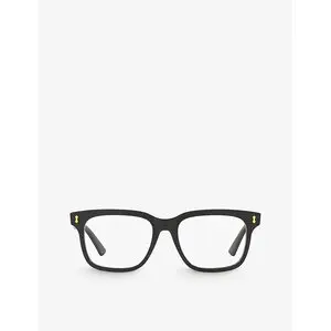Gucci Square-frame Acetate Optical Glasses - Black