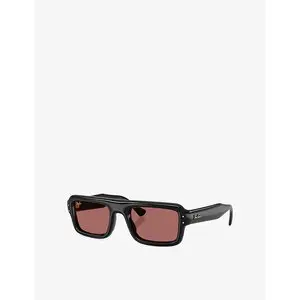 Ray-ban Rb4954 Rectangle Frame Nylon Sunglasses
