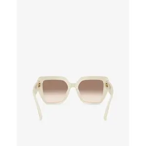 Dolce & Gabbana Dg4538 Square-frame Acetate Sunglasses - Brown