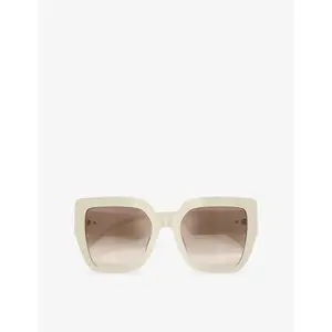 Dolce & Gabbana Dg4538 Square-frame Acetate Sunglasses - Brown