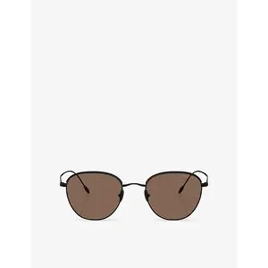 Giorgio Armani Square-frame Steel Sunglasses