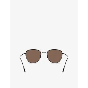 Giorgio Armani Square-frame Steel Sunglasses
