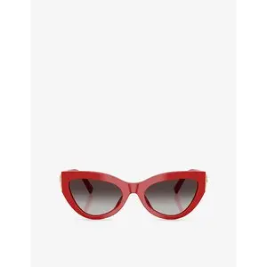 Dolce & Gabbana Cat-eye Acetate Sunglasses - Red