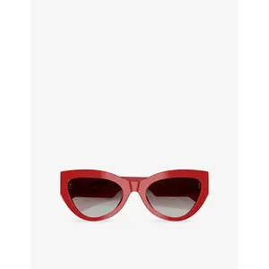 Dolce & Gabbana Cat-eye Acetate Sunglasses - Red