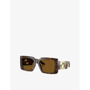 Versace Ve4505u Tortoiseshell Square-frame Sunglasses