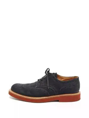LOUIS VUITTON Suede Derby Shoes - Blue