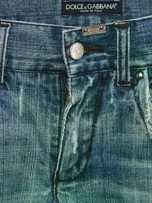 Dolce & Gabbana Distressed Slim-fit Jeans