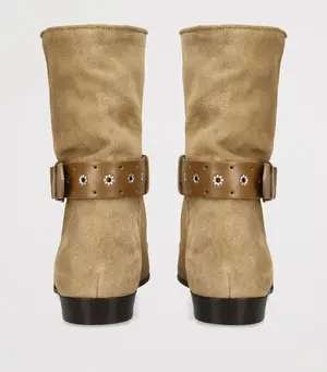 Isabel Marant Étoile Suede Reena Ankle Boots - Brown