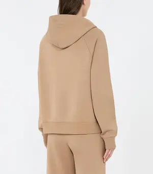 Max Mara Zip-through Hoodie With Embroidered Logo