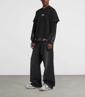Balenciaga Triple S.2 Distressed Sneakers - Grey