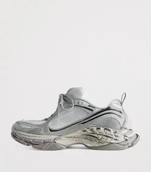 Balenciaga Triple S.2 Distressed Sneakers - Grey