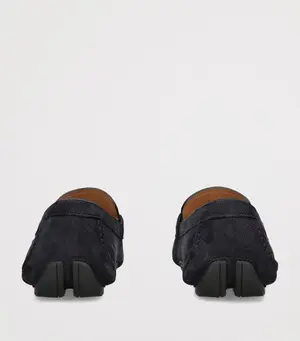 FERRAGAMO Nubuck Front 4 Driving Shoes