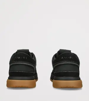 Amiri Leather Classic Low Sneakers - Black