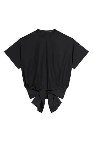Theory Front Tie Boxy Top
