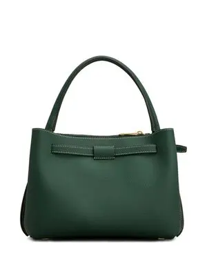 TOD'S Leather Mini Handbag With T-timeless Accessory - Green