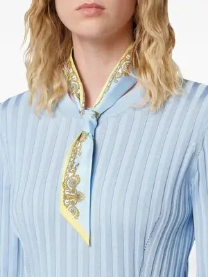 Versace Barocco-print Silk Twill Lavallière