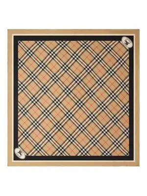 Burberry Check Silk Scarf - Multicolor