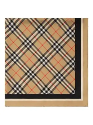 Burberry Check Silk Scarf