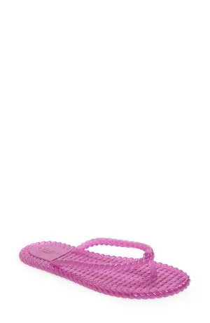 BRIZZA Braided Jelly Flip Flop - Pink