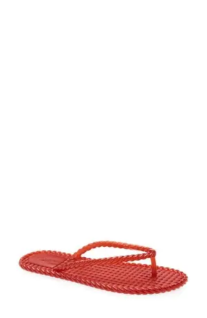 BRIZZA Braided Jelly Flip Flop - Red