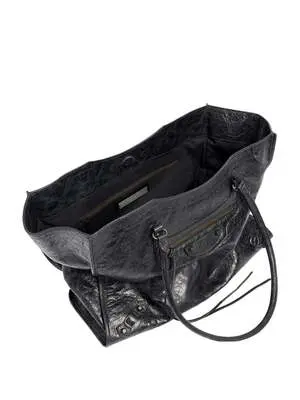 Balenciaga Le City Tote Bag In Arena Lambskin