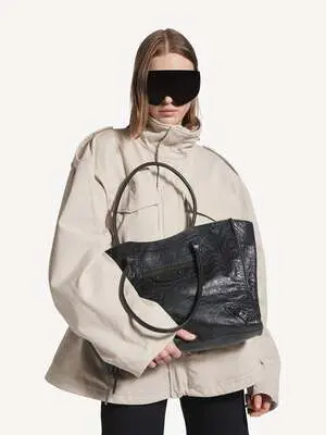 Balenciaga Le City Tote Bag In Arena Lambskin