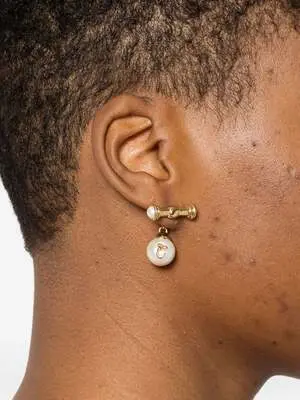 Chloé Heirloom Pearl Drop Earrings - Silver