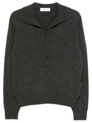 Victoria Beckham Genevieve Jumper In Elderflower - Gray