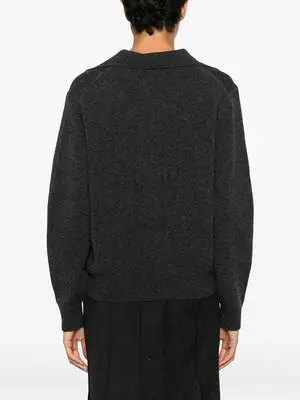 Victoria Beckham Genevieve Wool & Cashmere Blend Polo Collar Jumper