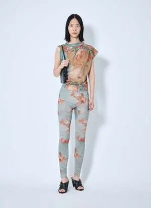 VIVIENNE WESTWOOD Draped Cotton Top - Blue