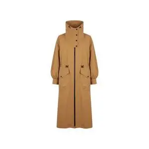 Herno Long Funnel Neck Trench Coat