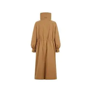 Herno Long Funnel Neck Trench Coat