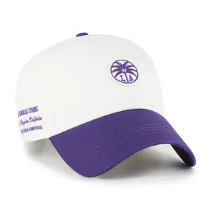 '47 Purple Los Angeles Sparks Contemporary Two-tone Clean Up Adjustable Hat - White