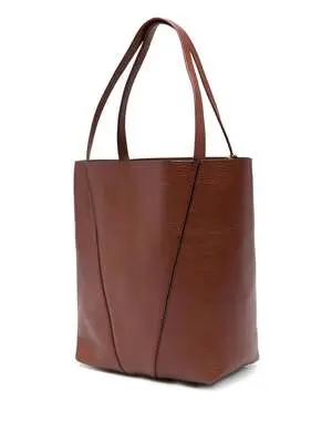 Chloé Spin Tote Bag In Grained Leather
