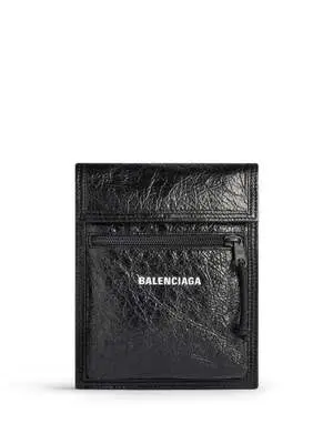 Balenciaga Explorer Small Pouch With Strap