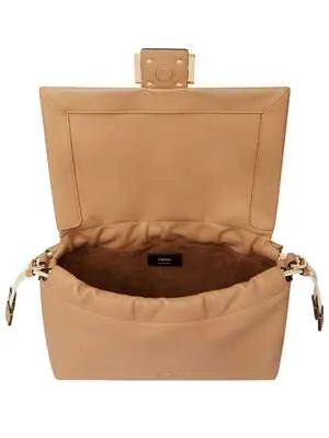 Fendi Mamma Baguette Medium Nappa Leather Bag