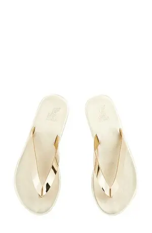 ANCIENT GREEK SANDALS Leda Leather Flip Flop