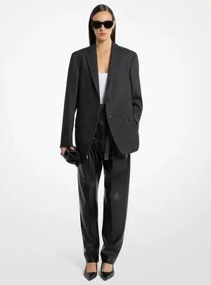 Michael Kors Nico Wool Blazer - Black