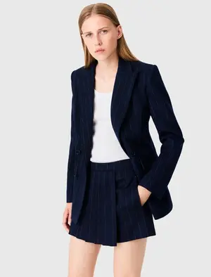 Maje Tailored Shorts With Lurex