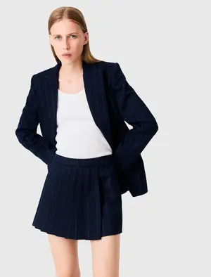 Maje Tailored Shorts With Lurex