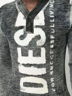 DIESEL® K-atullus Long-sleeved Ribbed T-shirt