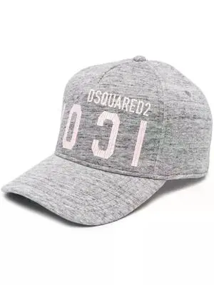 Dsquared2 Logo Cotton Cap - Grey