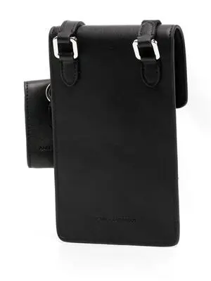 Karl Lagerfeld Kikonik 20 Leather Pouch - Black