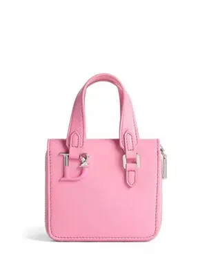 Dsquared2 Logo-plaque Leather Purse - Pink