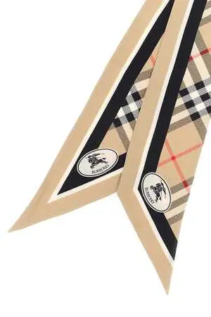 Burberry Embroidered Silk Foulard