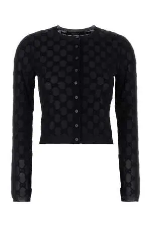Gucci Viscose Blend Cardigan With Monogram Pattern