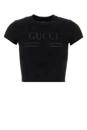 Gucci Cotton Blend T-shirt - Black