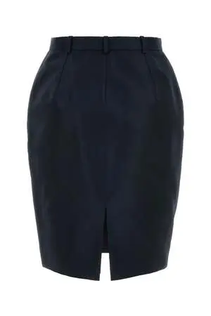 Gucci Navy Faille Skirt